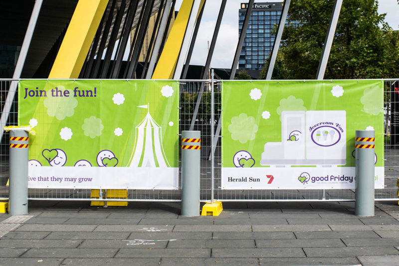 #1 Printed Mesh Banner for Temporary Fencing